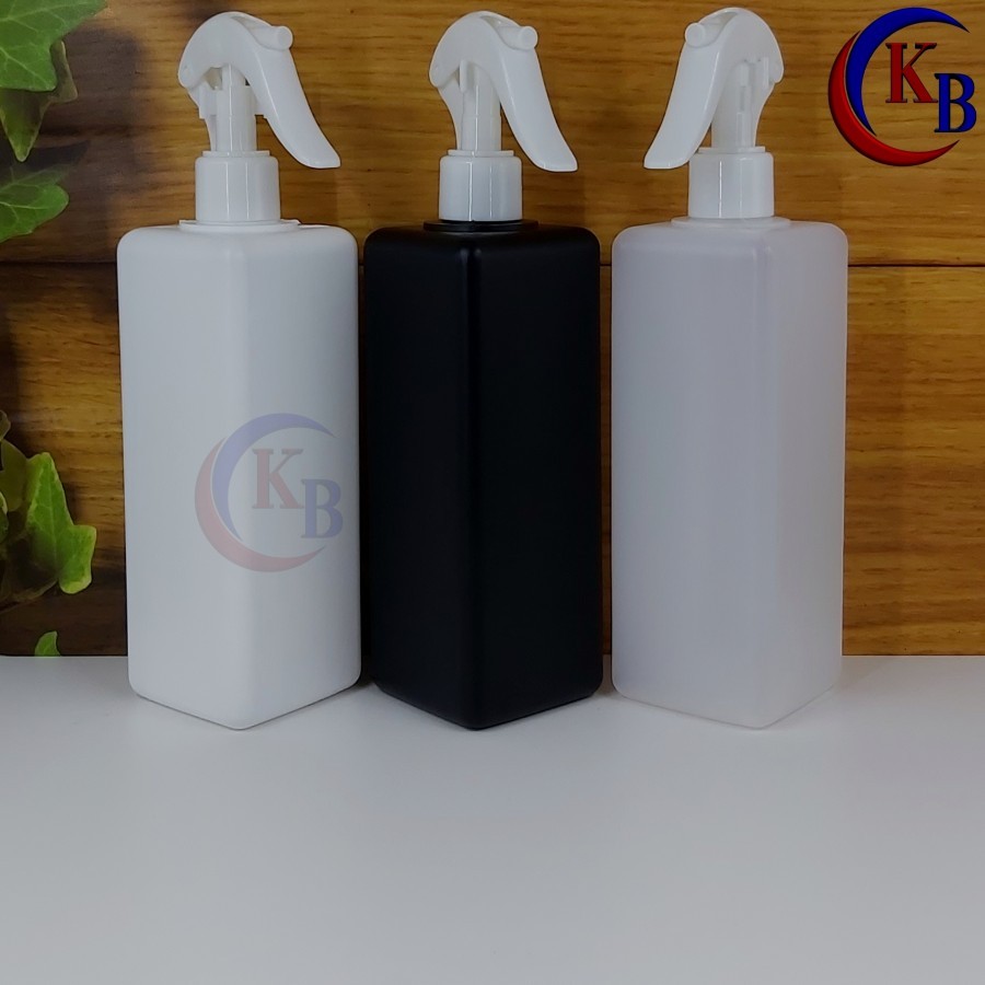 Jual BOTOL TRIGER 500 ML TRIGGER ITD PUTIH NECK 24 / BOTOL PLASTIK HDPE ...