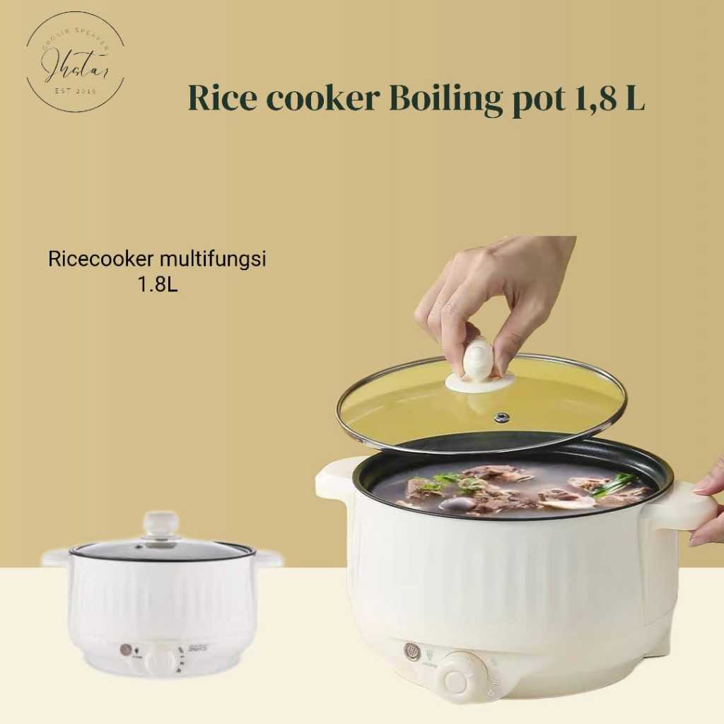 Jual Panci listrik Multifungsi Panci Electric Boiling Pot 1,8 L | Shopee Indonesia
