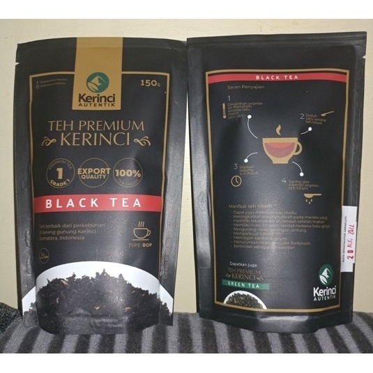 Jual Teh Premium Kerinci Black Tea Teh Hitam (150gr) | Shopee Indonesia