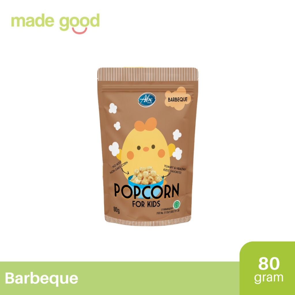 Jual Abe Food Popcorn For Kids Snack Anak 80 Gram | Shopee Indonesia