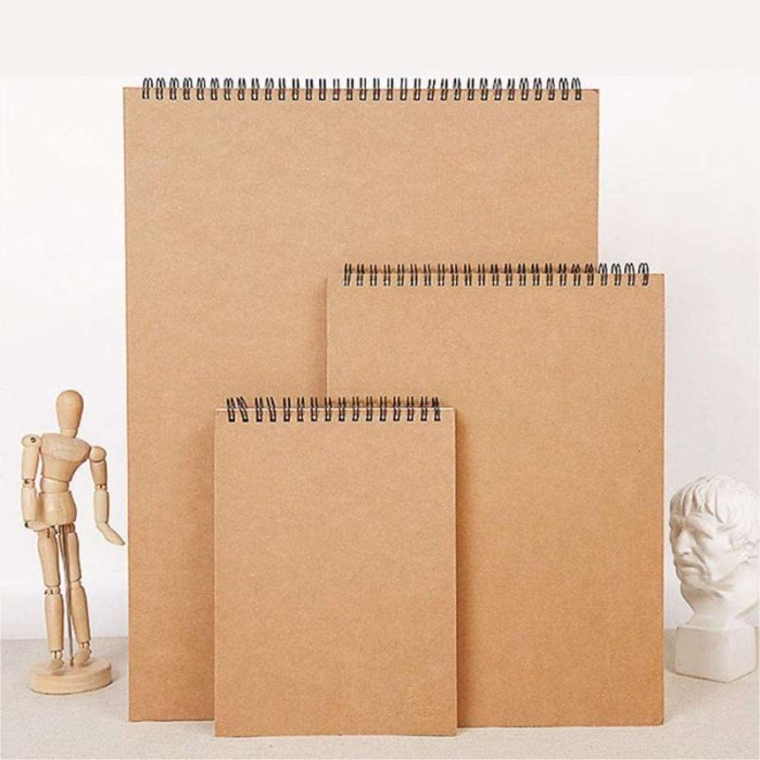 Jual BUKU SKETSA NOTES JILID SPIRAL KRAFT BY REQUEST 500 | Shopee Indonesia