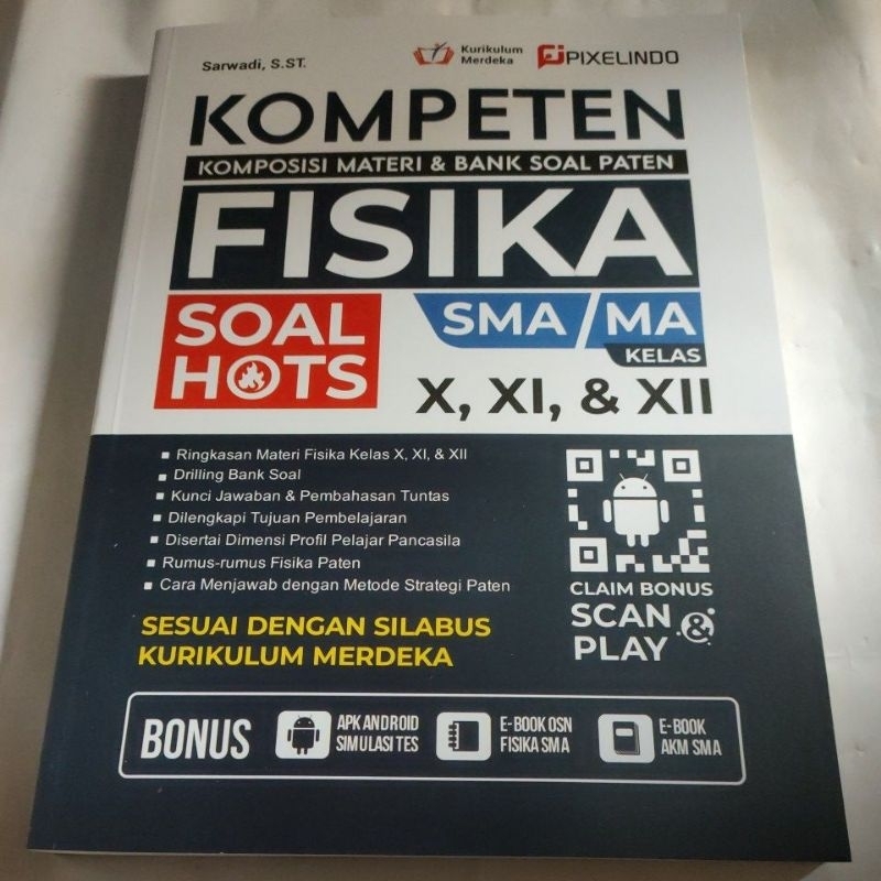 Jual KOMPETEN KOMPOSISI MATERI BANK SOAL PATEN FISIKA SMA MA KELAS X XI XII | Shopee Indonesia