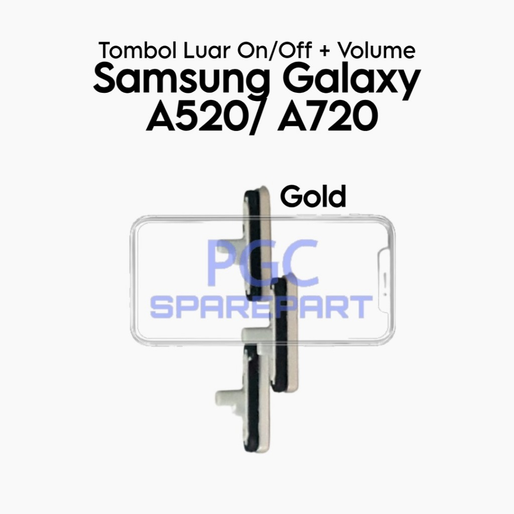 Jual Tombol Luar 1 set Power On Off Volume Samsung Galaxy A3 / A320 / A5 / A520 / A7 2017 / A720 ...