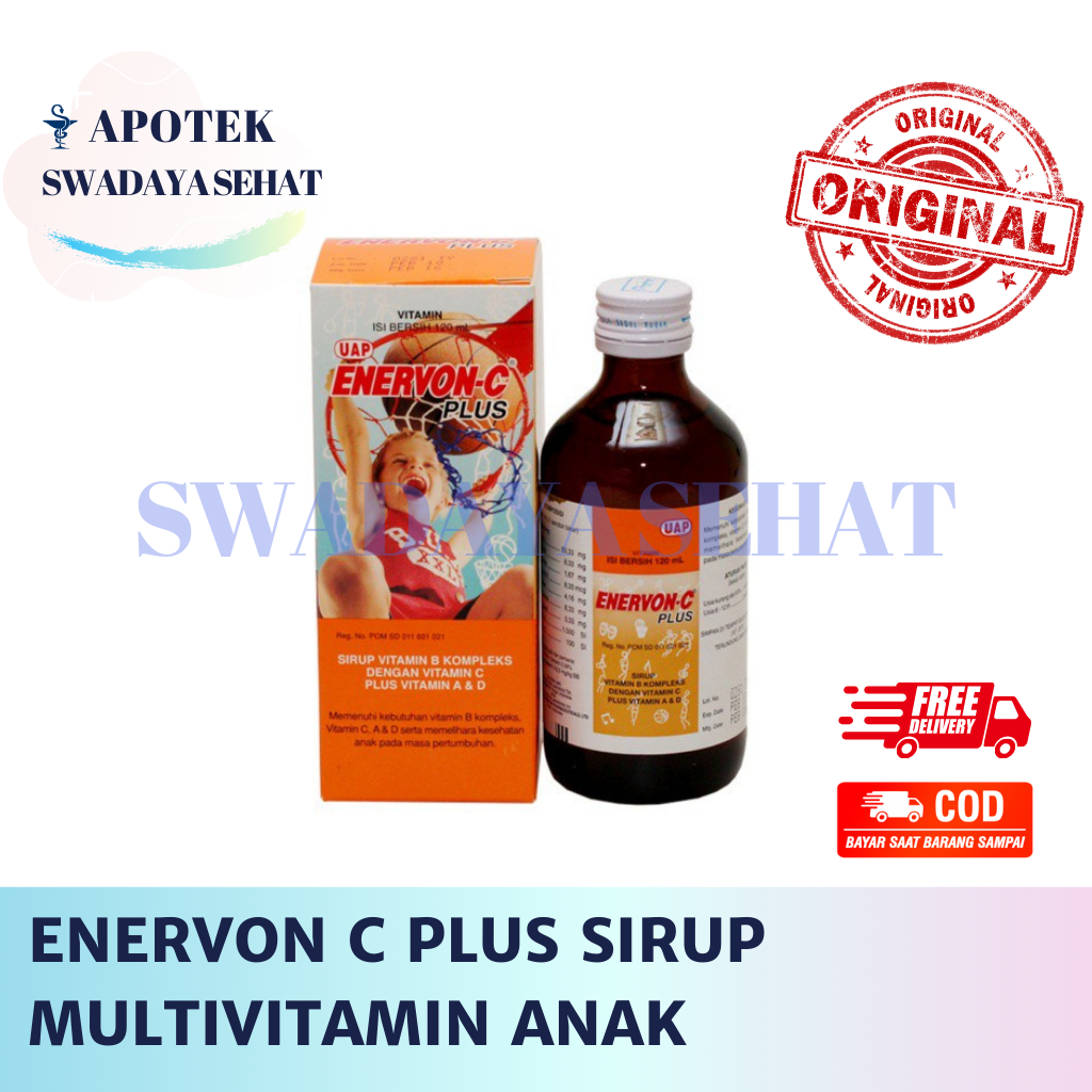 Jual Enervon C Plus Syrup 120 ML - Multivitamin Anak | Shopee Indonesia