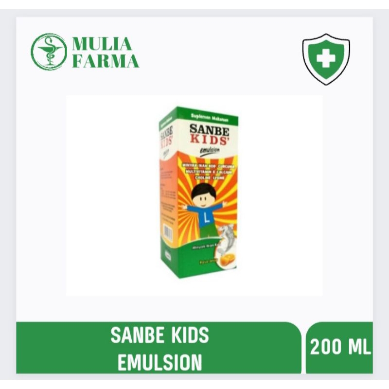 Jual SANBE KIDS EMULSION 200 ML/ MULTIVITAMIN ANAK | Shopee Indonesia