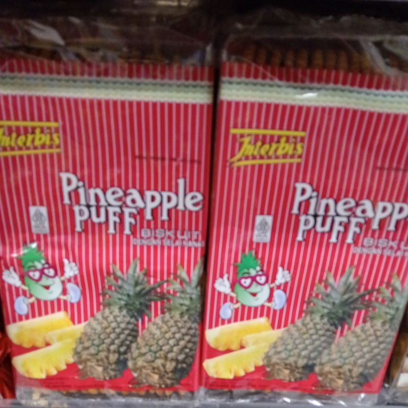 Jual Interbis Pineapple Puff Biskuit 275g | Shopee Indonesia