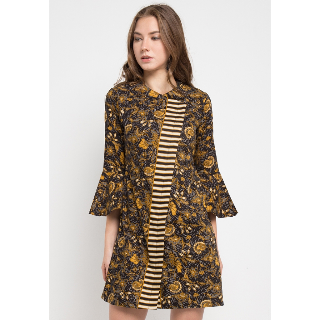 Jual Arjuna Weda Sackdress Batik Wanita Motif Sawat Nitik Sebar ...