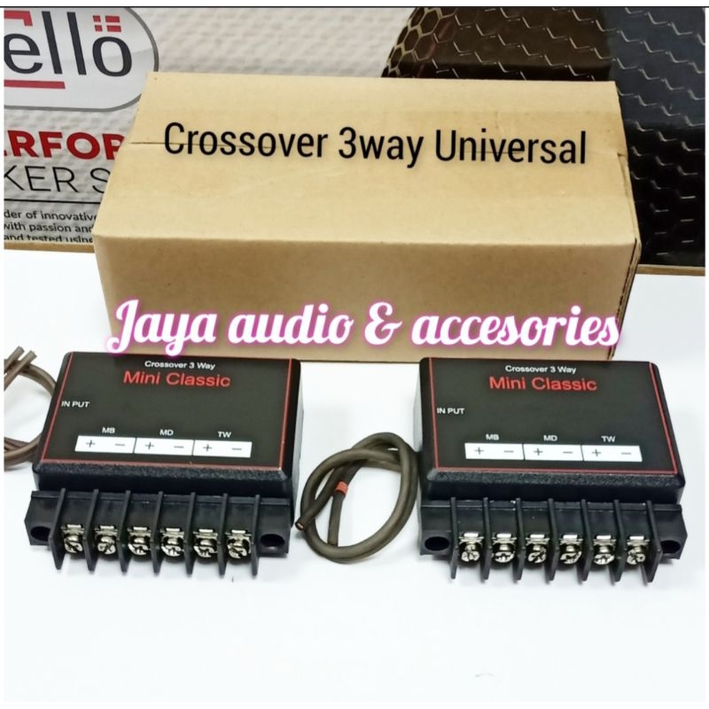 Jual Crossover 3way Mini Classic Untuk Midbass-Midrange-Tweeter | Shopee Indonesia