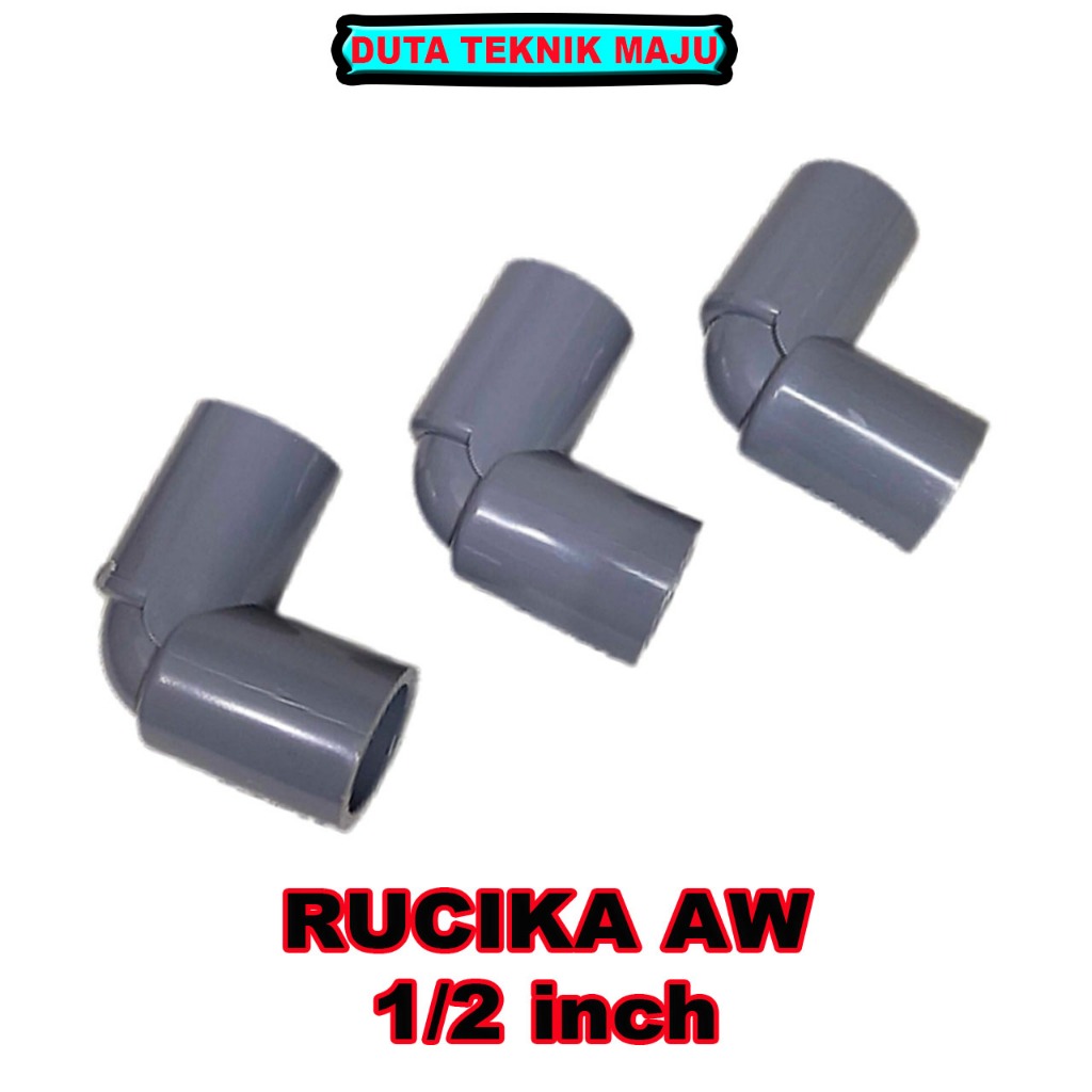 Jual Knee PVC 1/2” AW RUCIKA / elbow 1/2” inch AW | Shopee Indonesia