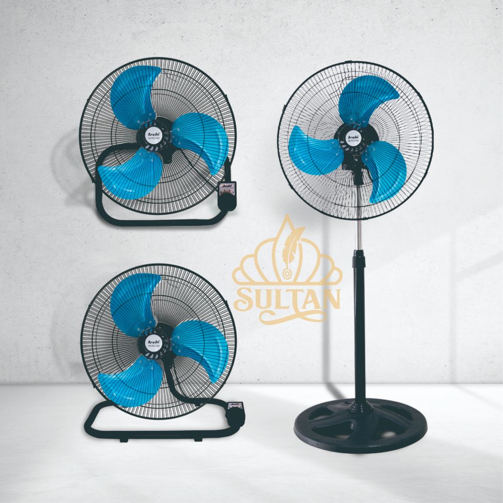 Jual Kipas Angin Arashi 3in1 Metro Fan 18 Inci (NMB) | Shopee Indonesia
