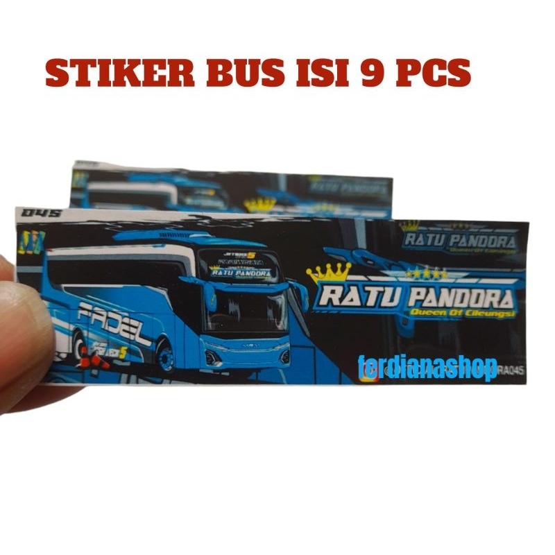 Jual Stiker bus viral basuri isi 9 lembar | Shopee Indonesia
