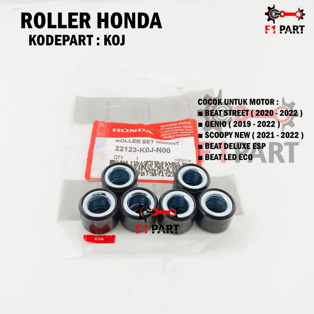 Jual Roller KOJ Honda Genio, Beat Street, Beat Deluxe Esp, Beat Led Eco, Scoopy New (2021 - 2022 ...