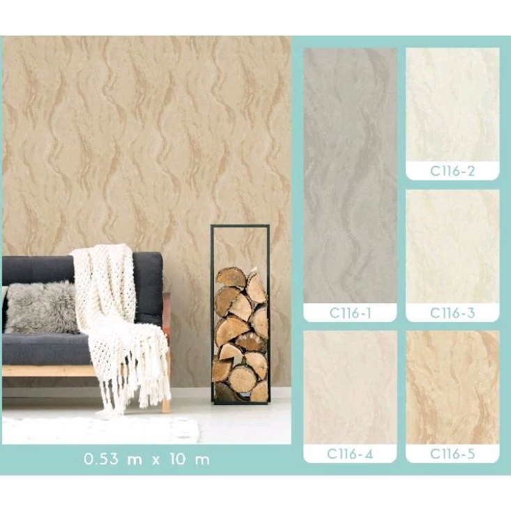 Jual Wallpaper Dinding Premium motif Polos Gradasi Marmer Mewah ...