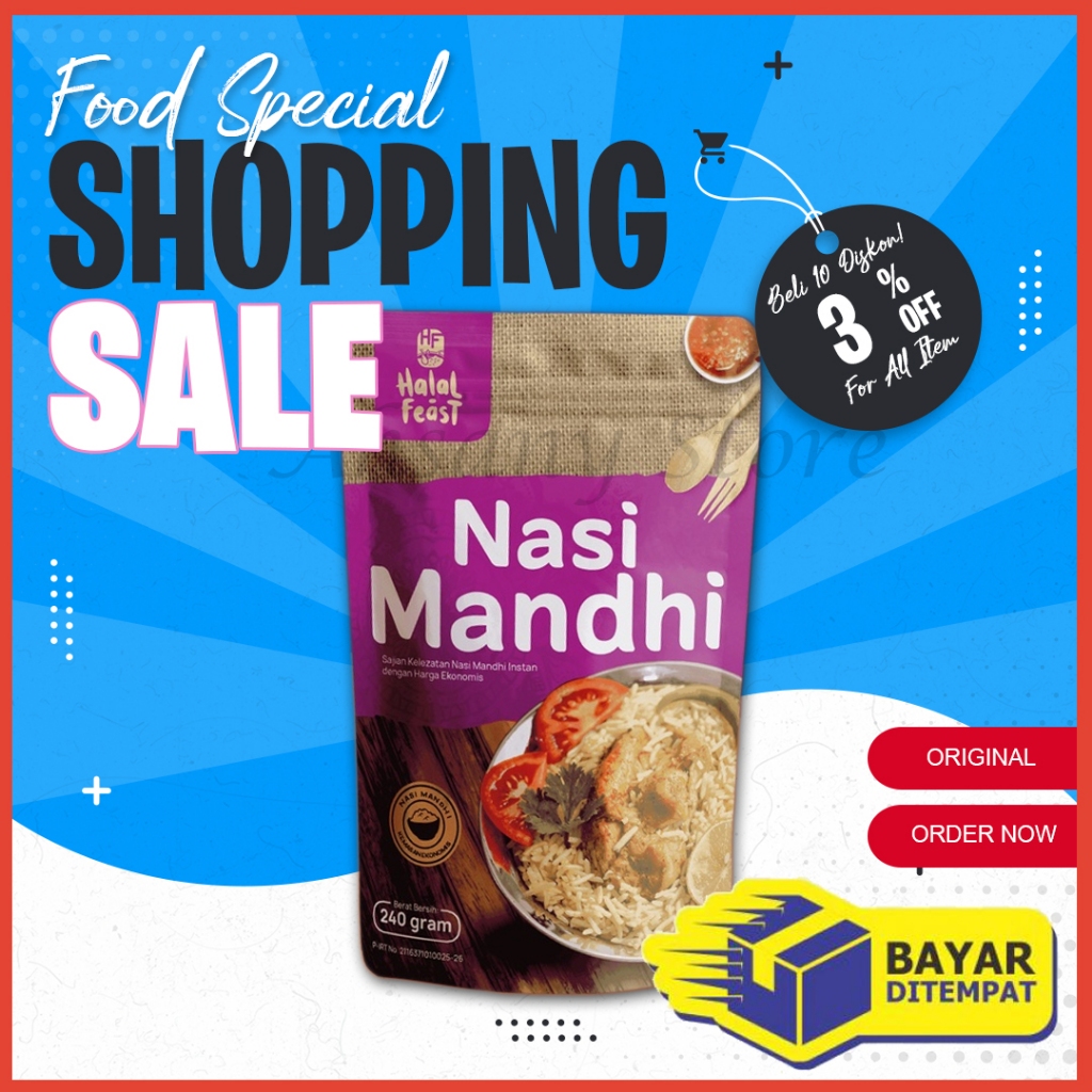 Jual Nasi Instan Mandhi 200gr | Shopee Indonesia