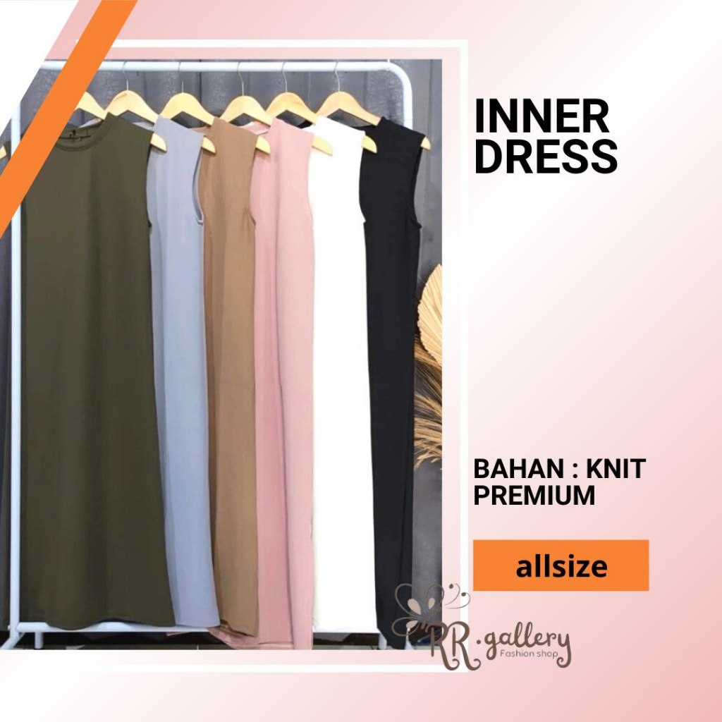 Jual Inner Dress Knit Premium 135 Cm | Shopee Indonesia