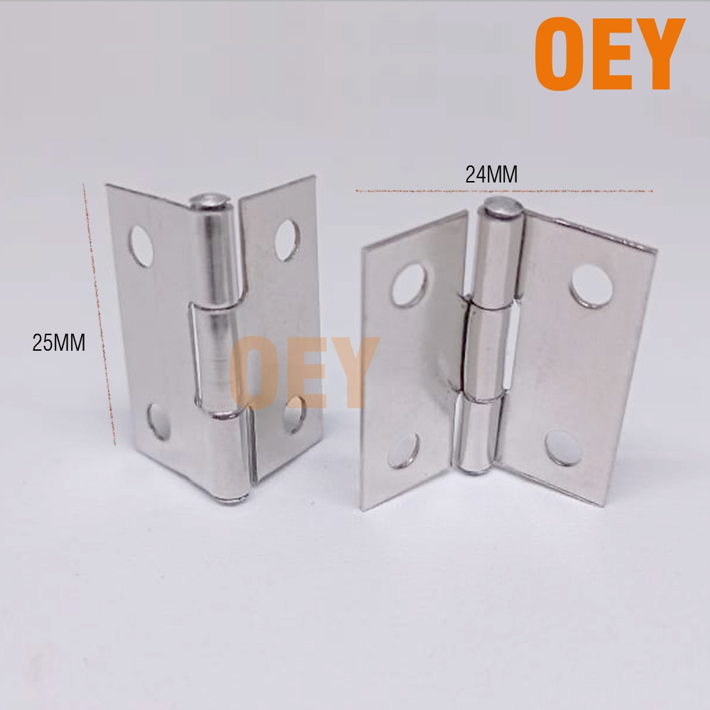 Jual 2 X ENGSEL MINI 1 INCHI KUPU KUPU STAINLESS STEEL - BUTT HINGE ...