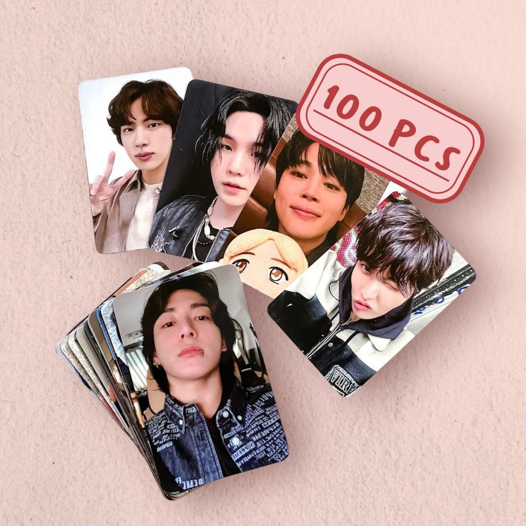 Jual [100PCS] BTS Photocard Set Semua Member UNOFFICIAL | Shopee Indonesia