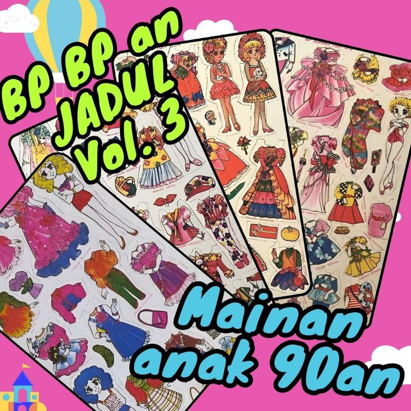 Jual (READY REAL PICT 1000%) BP-BPan Mainan Emak Jaman Dulu Bepe bepean ...