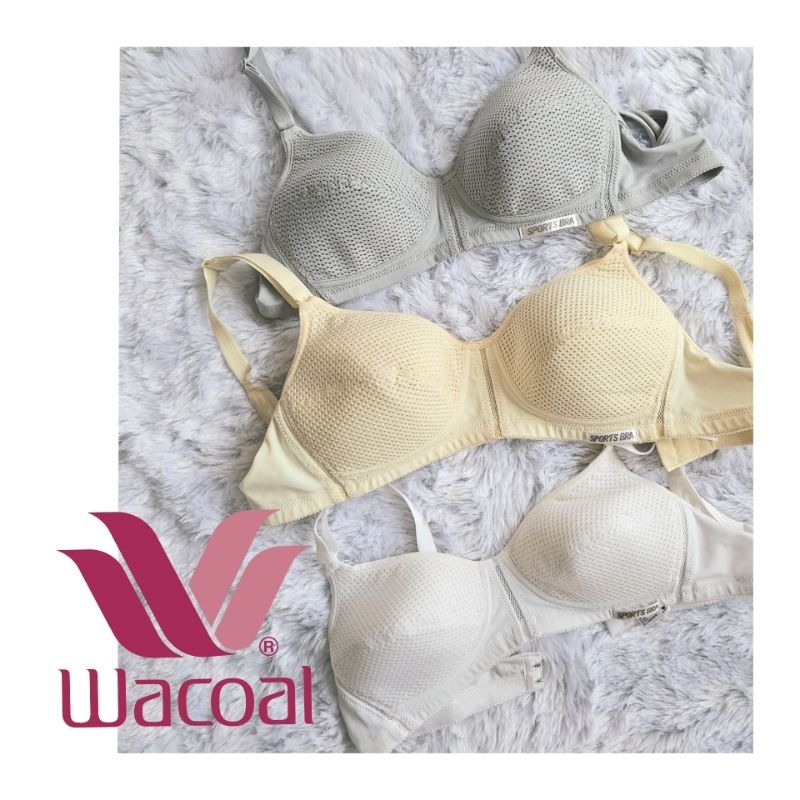 Jual BRA WACOAL SPORT TANPA KAWAT BASIC BH IB1013 BUSA TIPIS IB 1013 ...