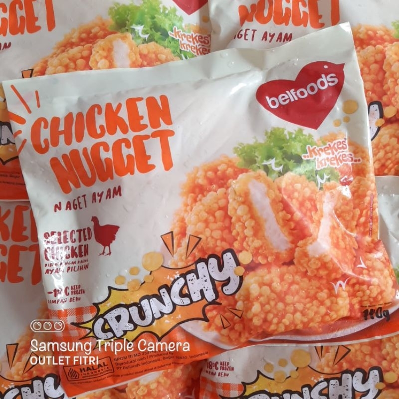 Jual [140gr] BELFOODS Chicken Nugget Crunchy | Shopee Indonesia