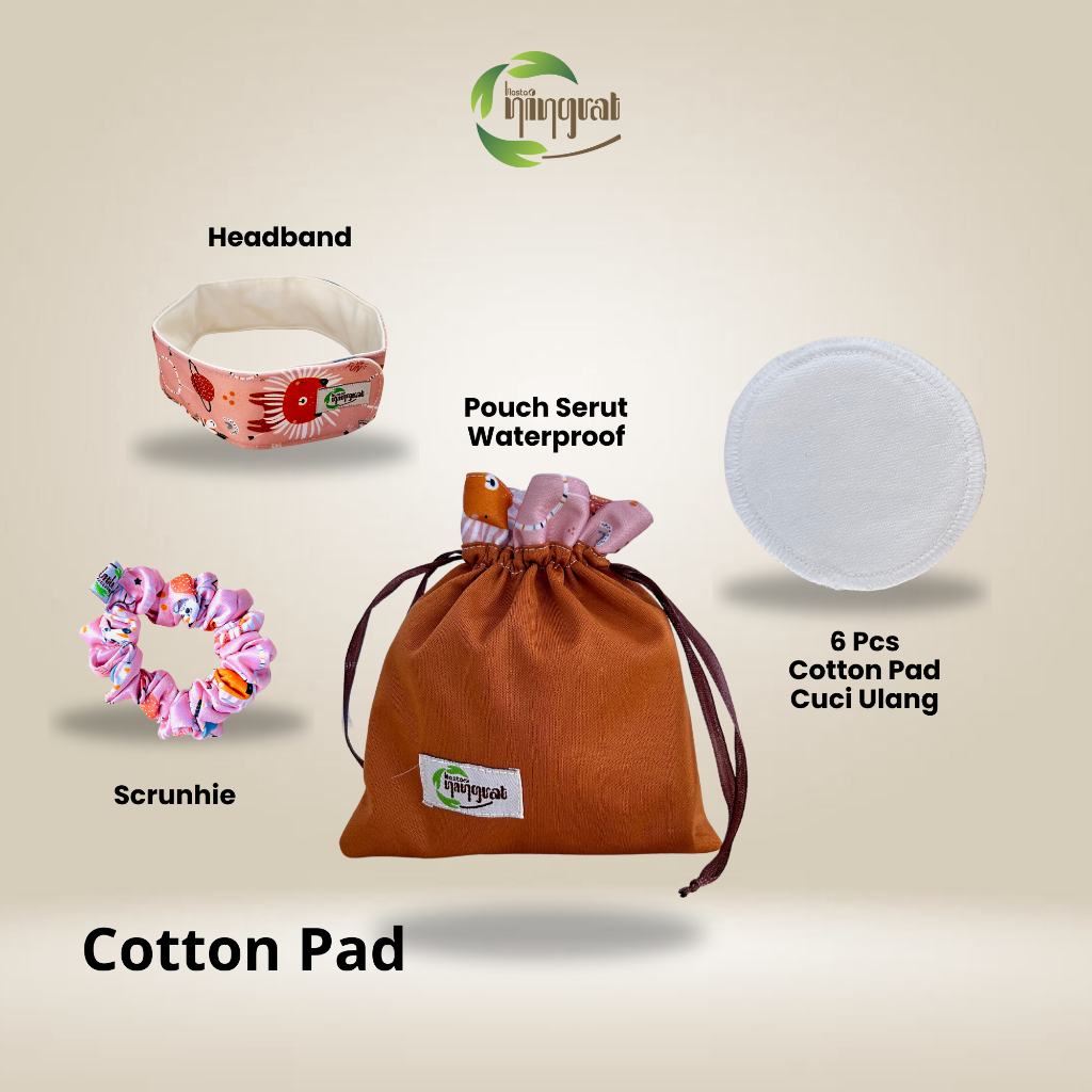 Jual Reusable Cotton Pads NINGRAT SNI Kapas Kain Wajah Cuci Pakai Ulang ...