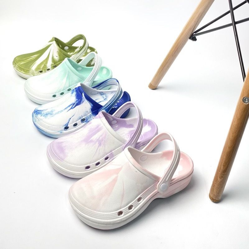 Jual GLX 956 Medis Loreng /Sandal Kodok Tie Dye Sandal Kodok Motif ...