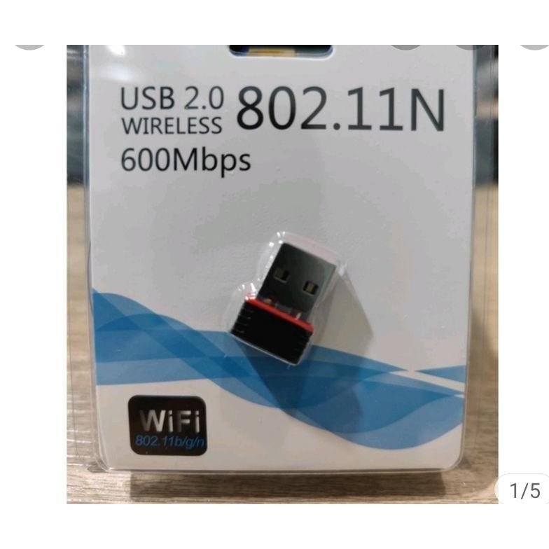 Jual USB Wireless Adapter 802.11N USB WiFi Dongle 2.4G 600mbps | Shopee Indonesia