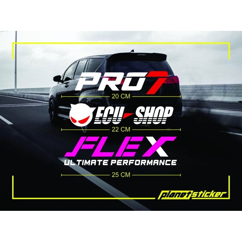 Jual stiker mobil pro7 ecushop flex | Shopee Indonesia