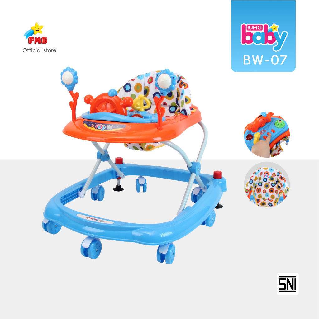 Jual BABY WALKER IORA PMB TERBARU BW-07 BANTU JALAN BAYI IORA PMB BW07 ...
