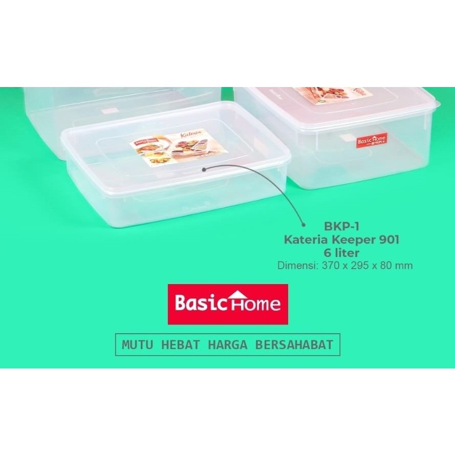 Jual Basic Home BKP-1 Kateria Keeper 901 (6 Liter) Kotak Makan / Tempat Kue / Tempat Donat ...