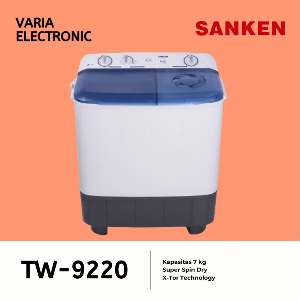 Jual Mesin Cuci SANKEN 7 kg TW-9220 | Shopee Indonesia