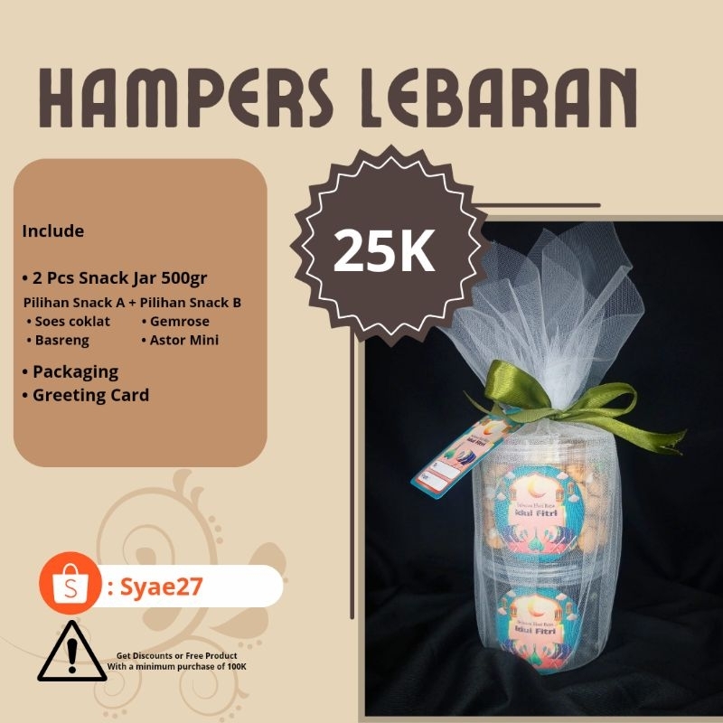 Jual Hampers Snack 25K | Shopee Indonesia
