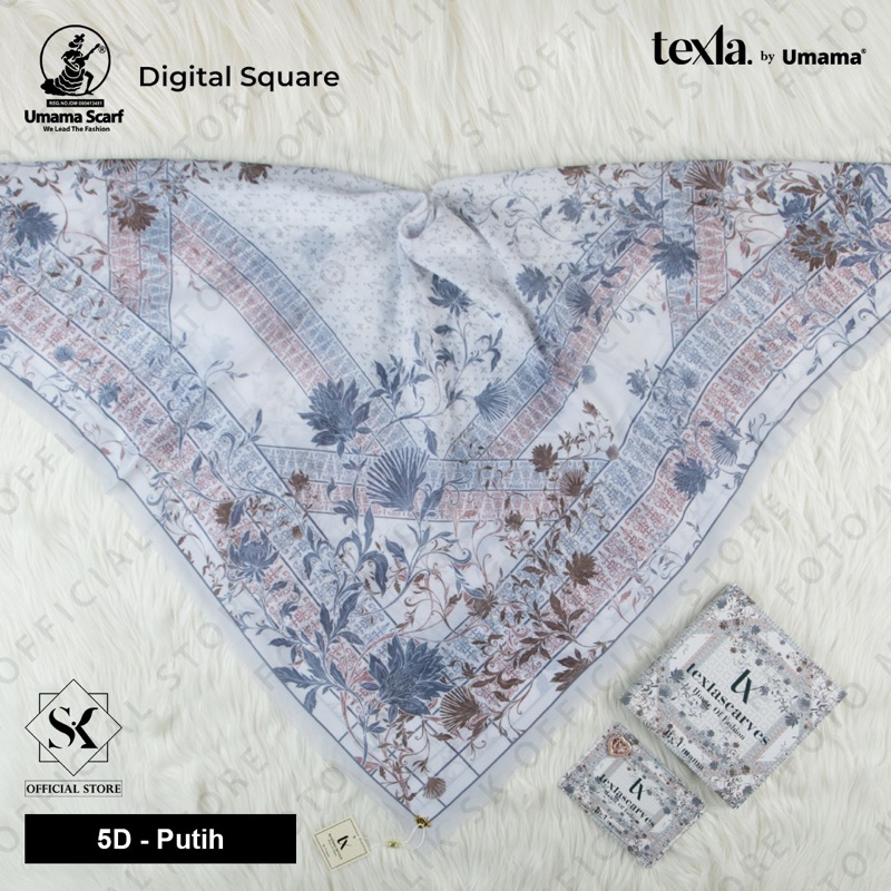 Jual Part 1TEXLA SCARVES BOX MOTIF BY UMAMA SCARF FREE BROOCH Jilbab ...