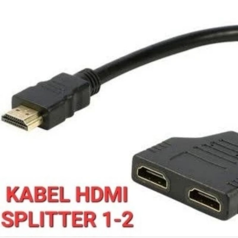 Jual KABEL HDMI SPLITTER 1-2 | Shopee Indonesia