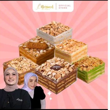 Jual Pastry Layer Puff Bittersweet by Najla (Cheese, Nutella, Matcha ...