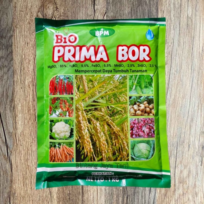 Jual BIO PRIMA BOR 1 KG/ Pupuk Mempercepat Daya Tumbuh/ Daun Hijau dan ...