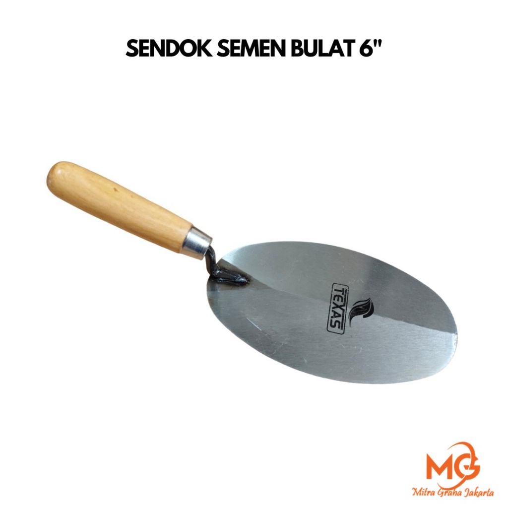 Jual MG TERMURAH SENDOK SEMEN BULAT OVAL GAGANG KAYU SEKOP KEBUN TANAH ...