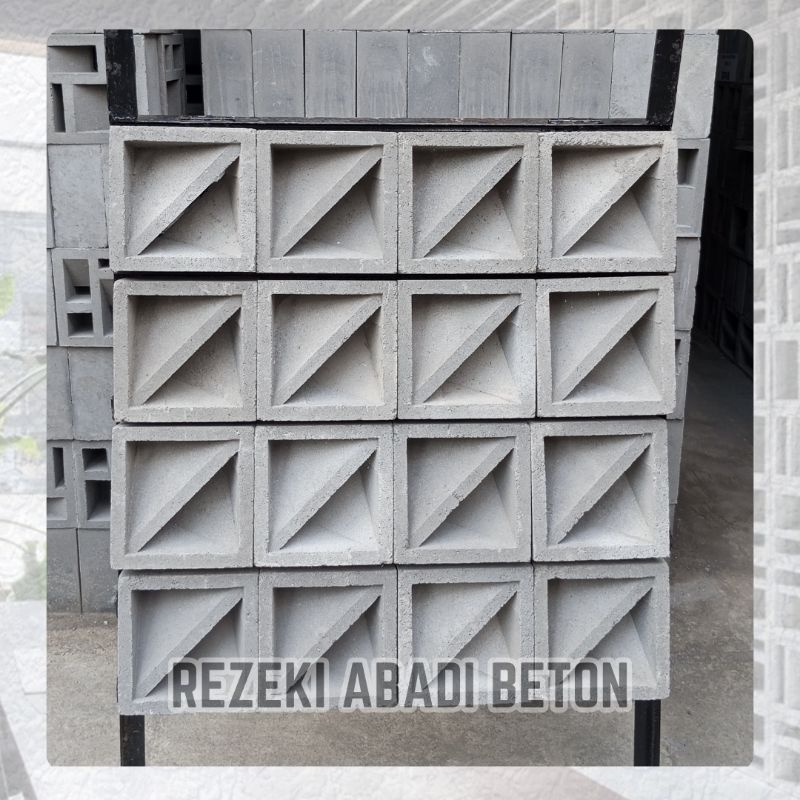 Jual Loster Beton Minimalis, Roster Beton Anti Tampias Motif MMC Ukuran ...