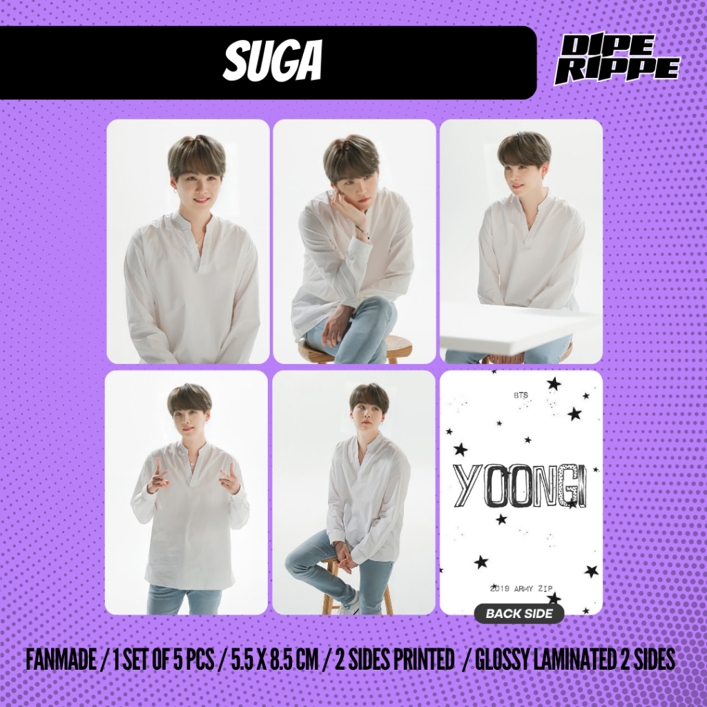 Jual BTS PHOTOCARD - ARMY ZIP 2019 LOVE YOURSELF NAMJOON JIN SUGA JHOPE ...