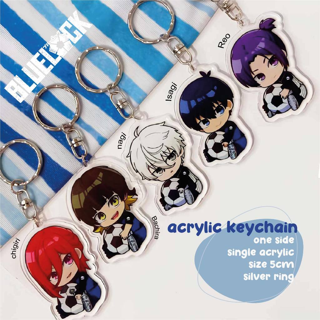 Jual Blue Lock acrylic keychain - gantungan kunci anime blue lock 6 ...