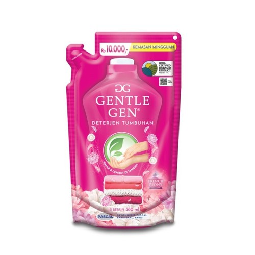 Jual Deterjen Cair Gentle Gen Botol 700ML All Varian / Refill 360ML ...