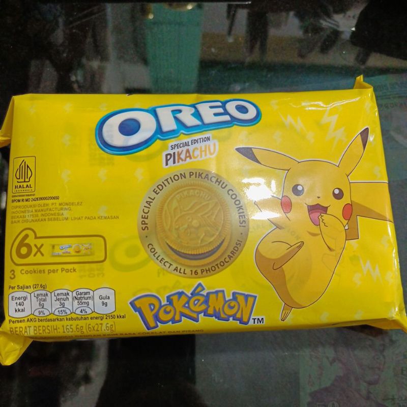 Jual OREO POKEMON EXCLUSIVE PICTCURE CARD INSIDE | Shopee Indonesia