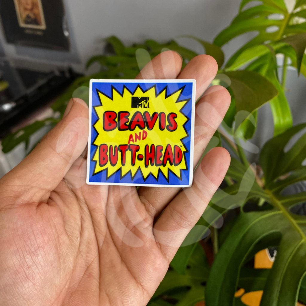 Jual sticker beavis and buff - head / sticker / aesthetic sticker ...