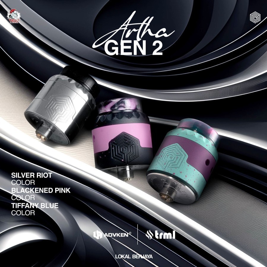 Jual ATOMIZER ARTHA RDA GEN 2 24MM BY ADVKEN X FATRIO AUTHENTIC ...