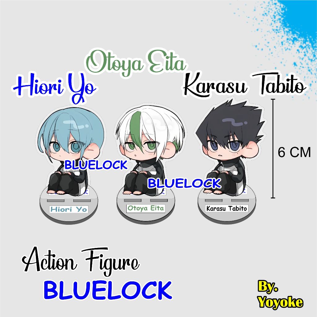 Jual Standee Akrilik Blue Lock Hiori Yo Otoya Eita Karasu Tabito | Shopee Indonesia