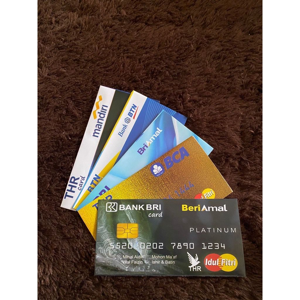 Jual amplop lebaran motif atm kekiniaan viral isi 10 lembar - 100 ...