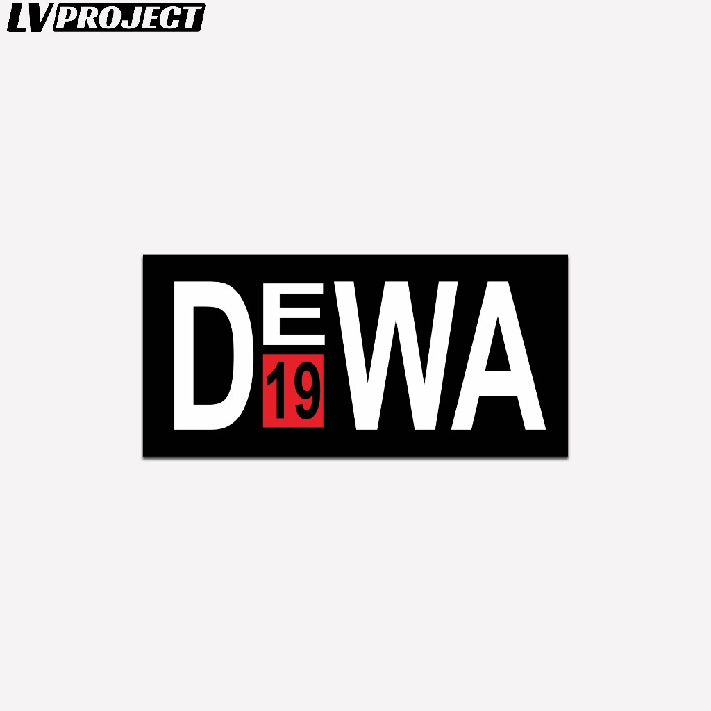 Jual Stiker Musik Band Lokal Waterproof Sticker Aesthetic Dewa 19 ...