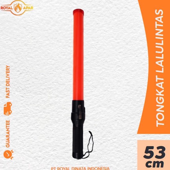 Jual Terbaik Tongkat Lalu Lintas 53 cm Lampu Lalin Polisi Stick Warning ...