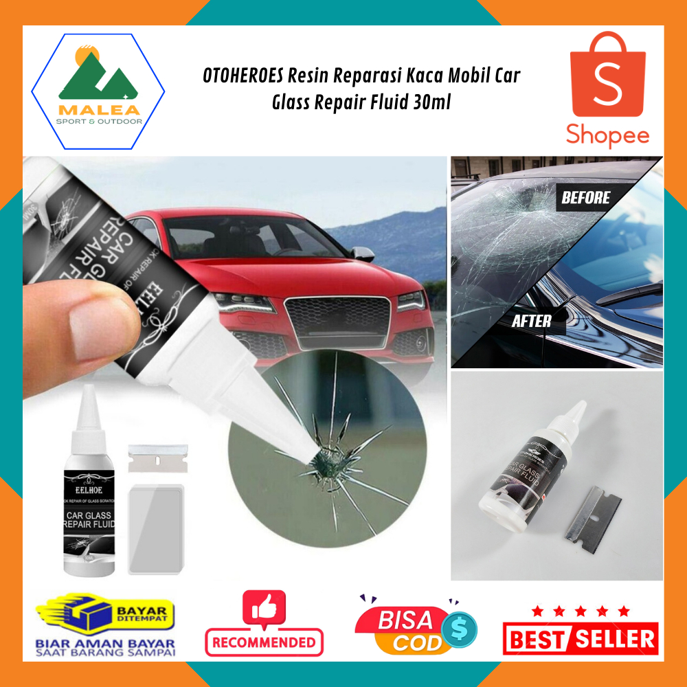 Jual Resin Reparasi Kaca Mobil Car Glass Repair Fluid 30ml / Cairan ...