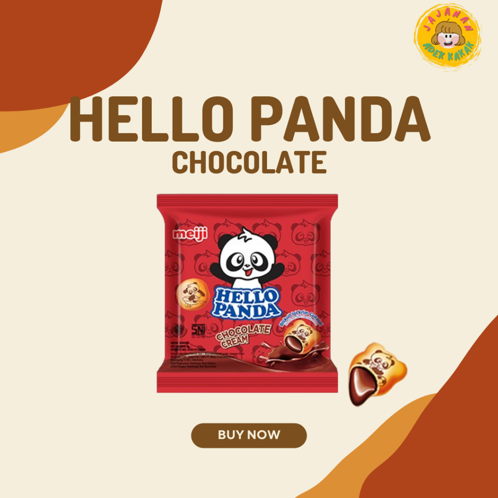 Jual Hello Panda 1 Pack Isi 10 Pcs Chocolate | Strawberry | Milk Cream ...